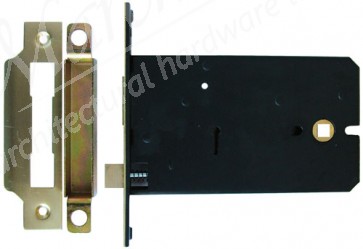 Imperial 5 Lever Horizontal Sash Lock - Brass - Horizontal Locks and ...