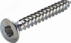 8x1 1/4in Csk Bzp Sentinel W/s - Security screws - Screws & fixings ...