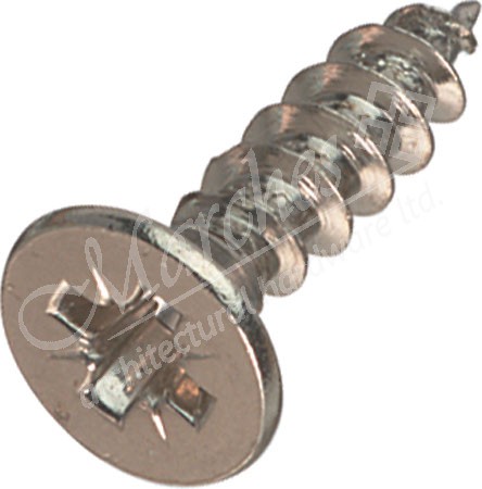 Hospa screws, countersunk, ø 4.0 mm, nickel-plated - Countersunk head ...