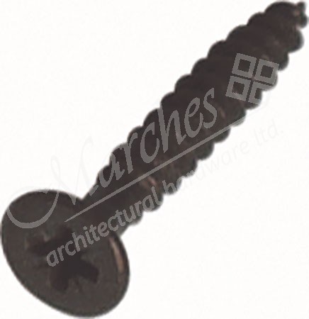 Hospa screws, countersunk, ø 3.5 mm, bronzed - Countersunk head ...