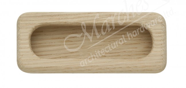 Inset Handle Uninished Oak 97x35mm - Flush inset handles - Handles ...