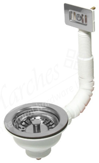 Belfast Sink Waste kit Chrome - Sinks, taps and accessories - Kitchen ...