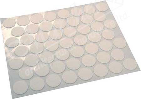 Self adhesive cover cap, polyvinyl, ø 18 mm - Cover caps - Screws ...