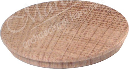 Solid wood cover cap, for ø 35 mm hole - Cover caps - Screws & fixings ...
