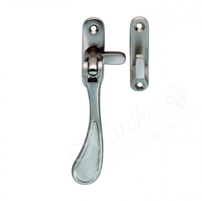 Victorian Reversible Casement Fastener Satin Nickel - Casement ...