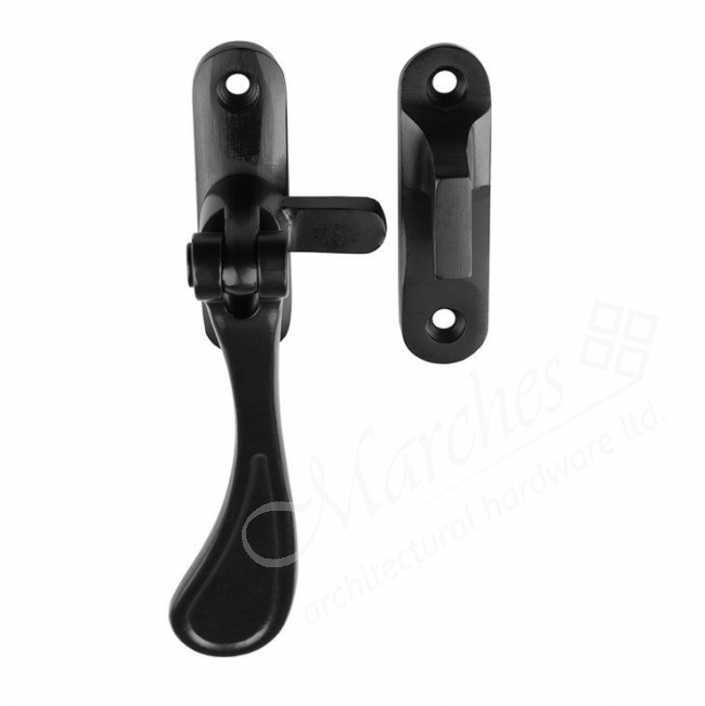 Victorian Reversible Casement Fastener - Matt Black - Casement ...