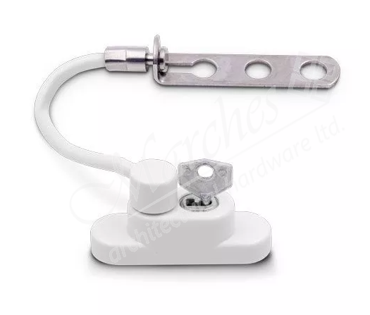 Espag Handle Window Restrictor - White - Restrictors & Security Bolts ...