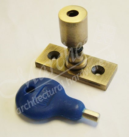 Locking Stay Pin + Key - Florentine Bronze - Window Stay Pins ...