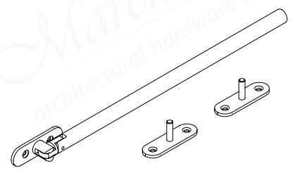 12'' Casement Window Stay - Satin Stainless Steel - Window Stays ...