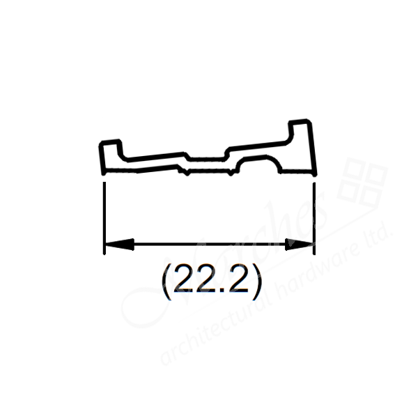6 - 7° Friction Hinge Packer 406mm - Friction Hinges - Hinges - Marches ...
