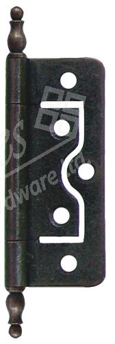 2.5” Finial Flush Steel Hinge Bronzed (pair) - Flush Hinges - Hinges - Marches Architectural ...