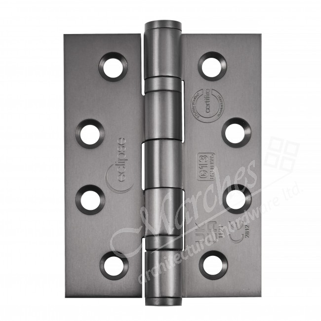 Eclipse 4" Fire Rated Ball Bearing Butt Hinge (Pair) - Dark Bronze - Butt Hinges - Hinges ...