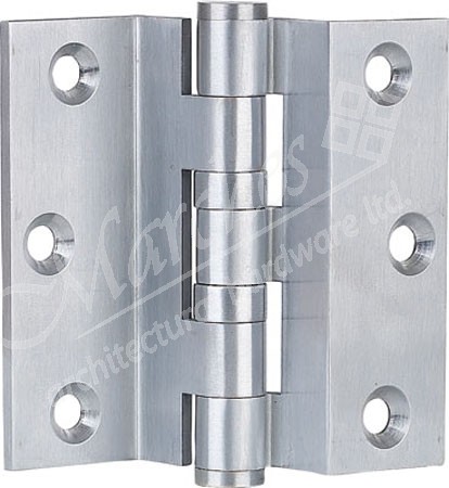 3" Cranked Stormproof Hinges (pair) - Satin Chrome - Stormproof Hinges ...