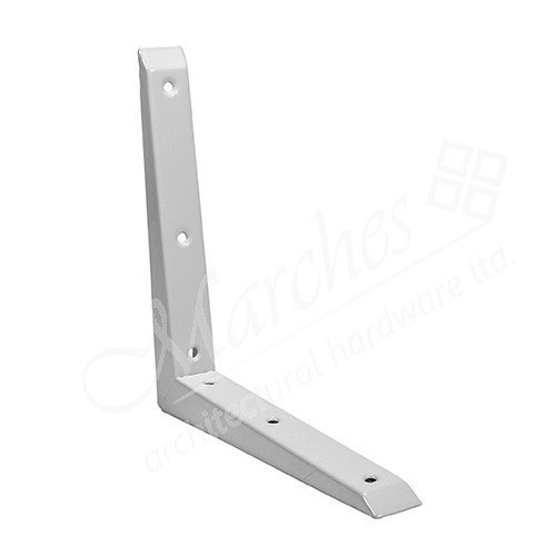 Reinforced Shelf Bracket 250mm x 250mm - White - Handrail, Shelf ...