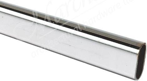 Wardrobe Rail 3m Polished Chrome - Wardrobe Rails - Shelving & Wardrobe ...
