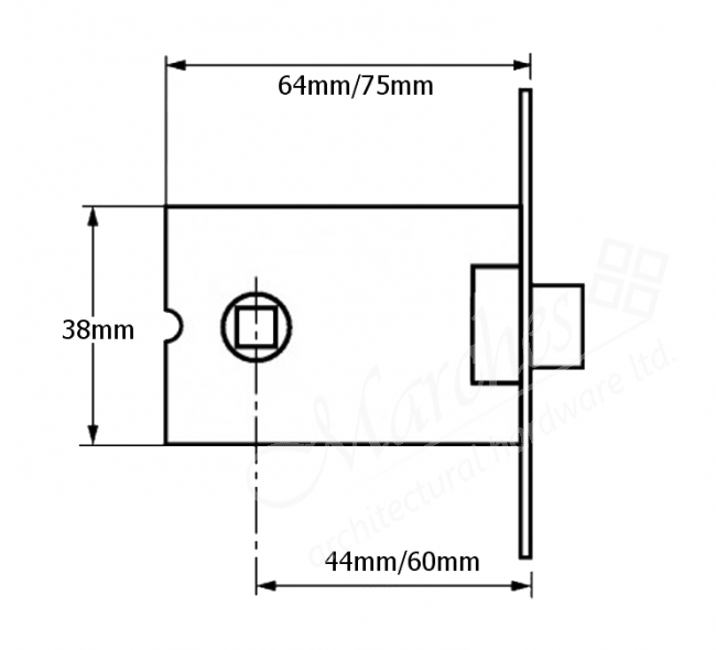 Box Latch 76mm - Nickel Plated - Locks & Security - Marches ...