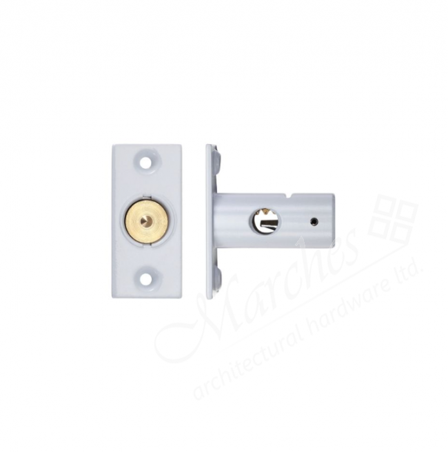 Security Window Bolt - White (17mm Backset) - Restrictors & Security ...