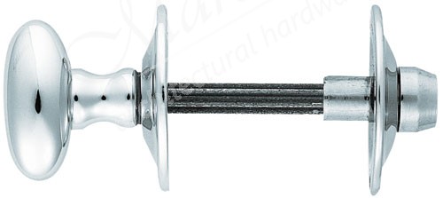 Oval Thumb Turn With Coin Release - Polished Chrome - Security ...