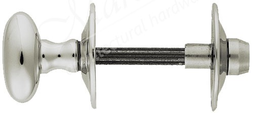 Oval Thumb Turn With Coin Release - Satin Chrome - Security & Indicator ...