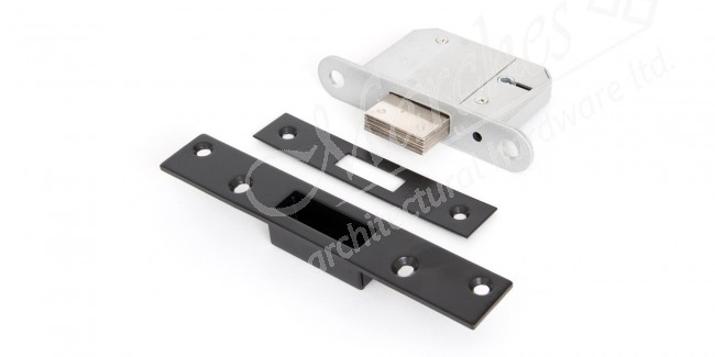 British Standard 5 Lever Deadlock 64mm - Black - British Standard ...