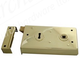 Eurospec Narrow Rim Lock - Various Finishes - Rim Locks & Latches ...