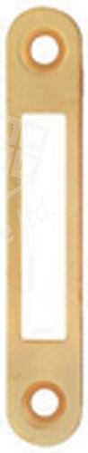 Plated Flat Strike Plate - Brass - Cabinet, Camlocks & Budget Locks ...