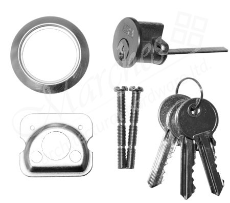 ERA - Rim Cylinder Only - Satin Chrome - Night Latches & Rim Cylinders ...