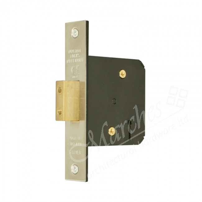 5 Lever Mortice Dead Lock 4" - Stainless Steel - 5 Lever Locks ...