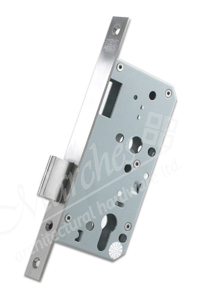DIN Euro Deadlock 60mm Backset - Satin Stainless Steel - DIN Locks ...