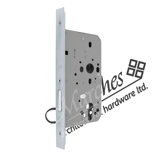 DIN Euro Deadlock 60mm Backset - Satin Stainless Steel - DIN Locks ...
