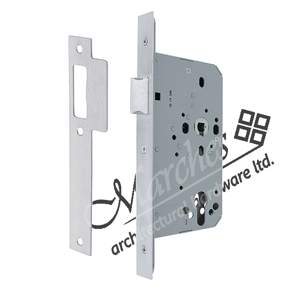 DIN Latch 60mm Backset - Satin Stainless Steel - DIN Locks - Mortice ...