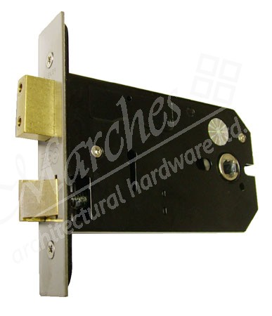 5" Horizontal 3Lever Lock Satin Stainless Steel - Horizontal Locks and ...