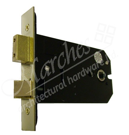 5" Horizontal 3Lever Lock PVD Brass - Horizontal Locks and Latches ...