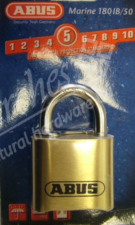 Abus Combination Padlock 180IB/50 - Padlocks, Hasp & Staple - Locks ...