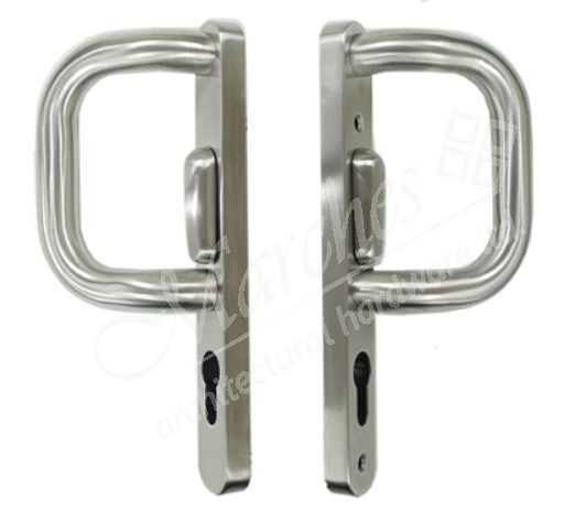 Sliding Door Handle Right Hand - Satin Stainless Steel - External ...