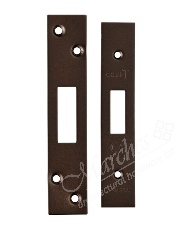 Forend and Strike Pack to Suit EDS/LDS Deadlock - Matt Bronze - Euro ...