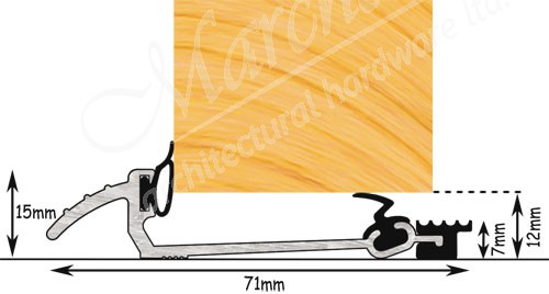 Exitex Macclex 15/4 Threshex 914mm Aluminium - Inward Opening Door ...