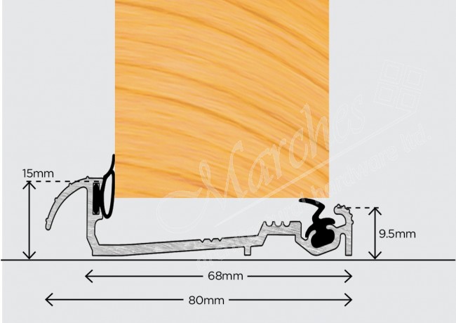 Exitex Macclex 15/68 Threshold - Aluminium - Inward Opening Door ...