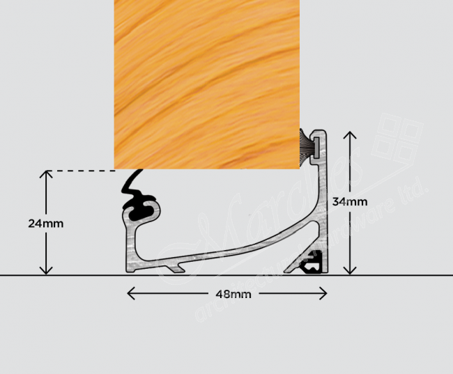 Exitex Oud Threshold - Various Finishes - Outward Opening Door ...