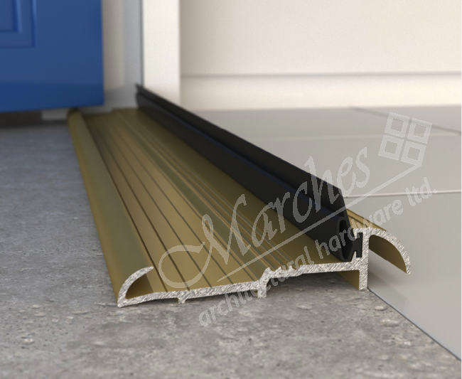 Exitex OUM 4 Threshold - Black - Outward Opening Door - Weatherbars ...