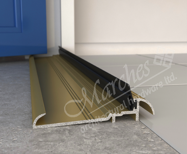 Exitex OUM 6 Threshold - Aluminium - Outward Opening Door - Weatherbars ...