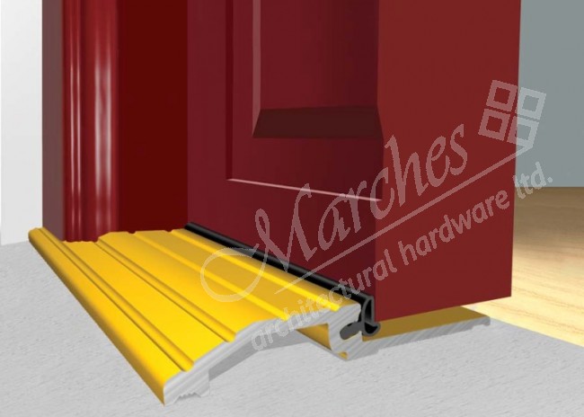 Exitex - CDT 100 Weatherbar 2m Alu - Inward Opening Door - Weatherbars ...