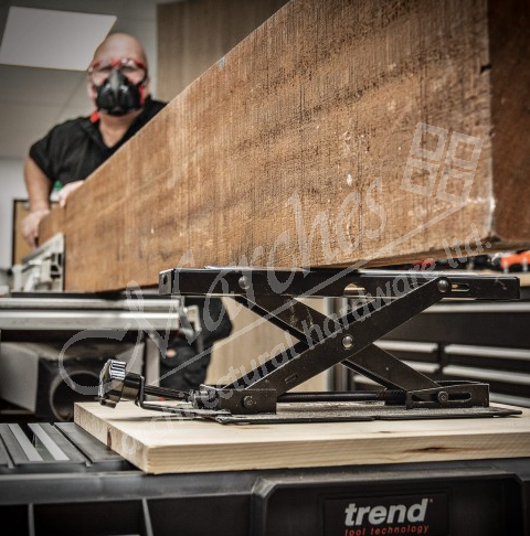 Adjustable Benchtop Roller Stand - Routing Accesories - Trend Products ...