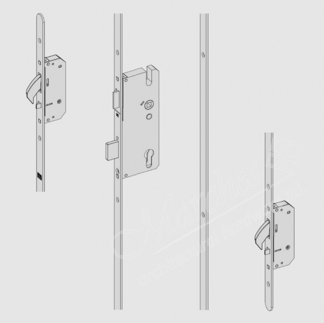 Winkhaus 45mm AV2 16mm Heritage Espag LH - 2.1m - Single Door Locks ...