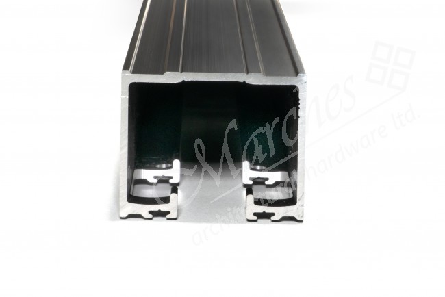 Centor E3 Top Track - 6000mm - Black - Centor E3 Bi-Fold System ...