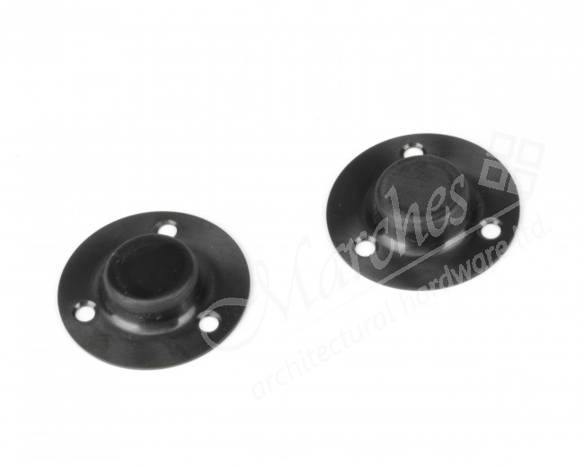 Brio 40mm Ø Panel to Panel Magnetic Catch (Pair) - Black - Centor E2 Bi ...