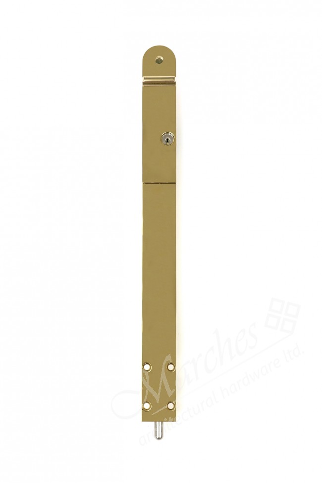 Centor E3 DF Drop Bolt (Outdoors) - Keyed - 400mm - Brass - Centor E3 ...