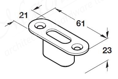 Centor E3 Drop Bolt Cup - Stainless Steel - Centor E3 Bi-Fold System ...