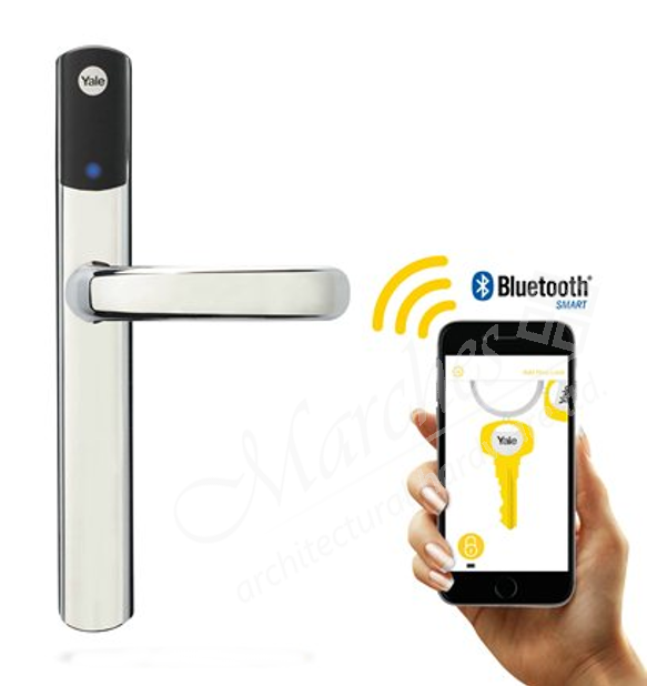 Yale Conexis L1 BS Smart Lock Handle Set - Polished Chrome ...