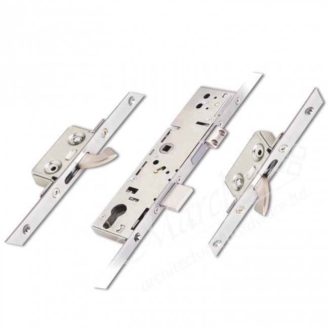 3 Point Hook Door Lock 2250 x 35mm B/Set (16mm FP) - Stainless Steel ...
